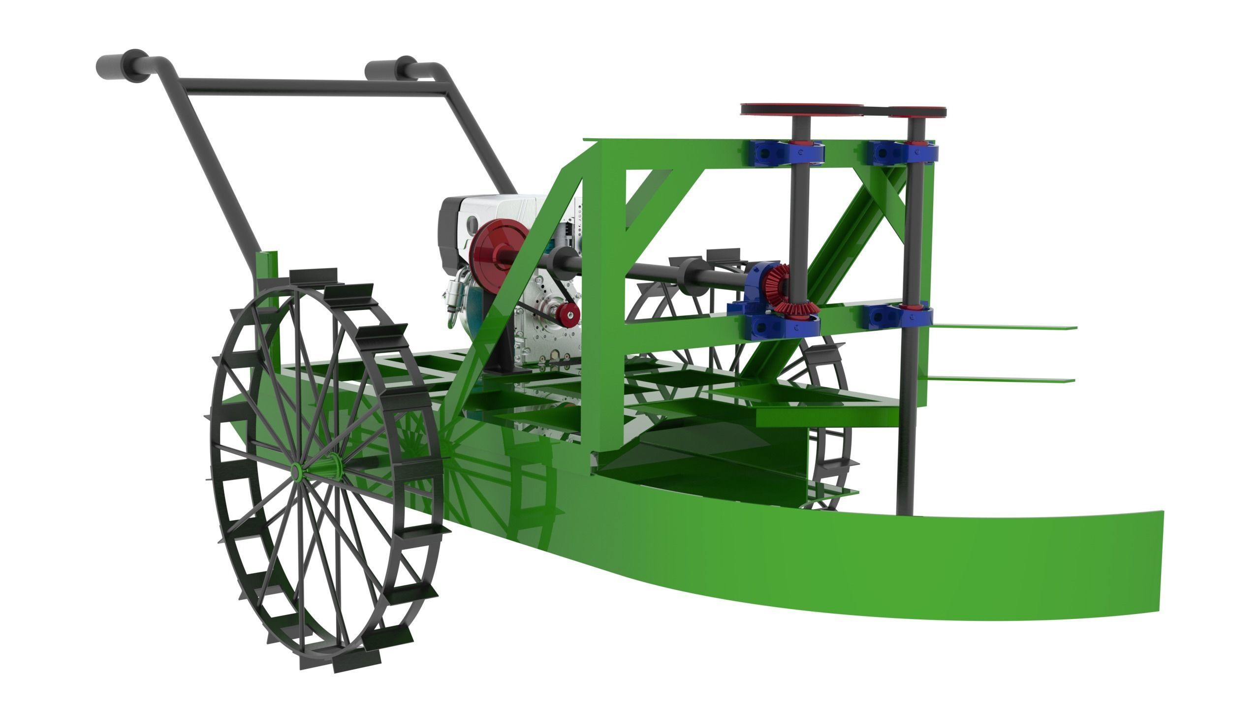 Rice Cutter - Alat Pemotong Padi 3D model | CGTrader