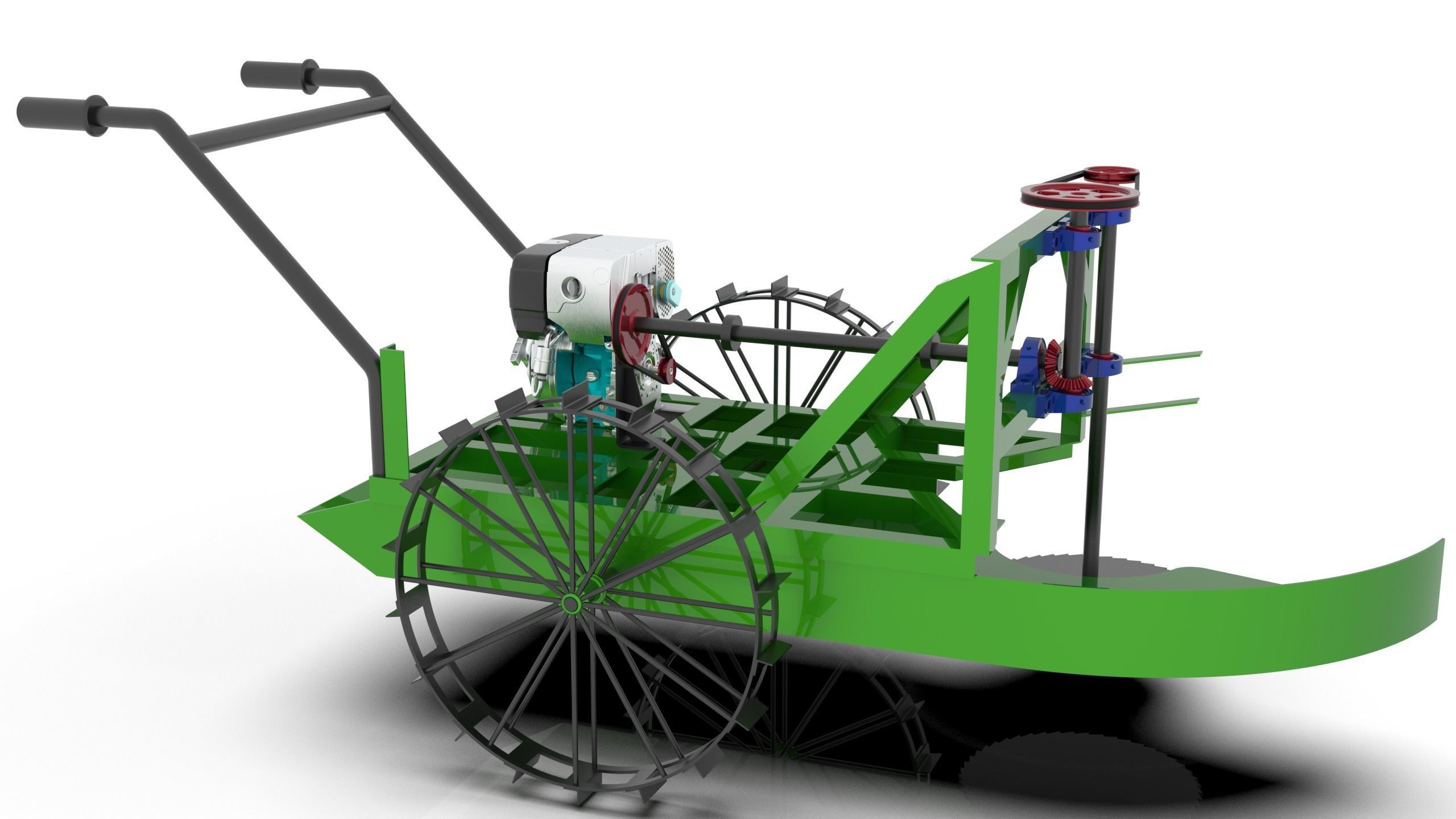 Rice Cutter - Alat Pemotong Padi 3D model | CGTrader