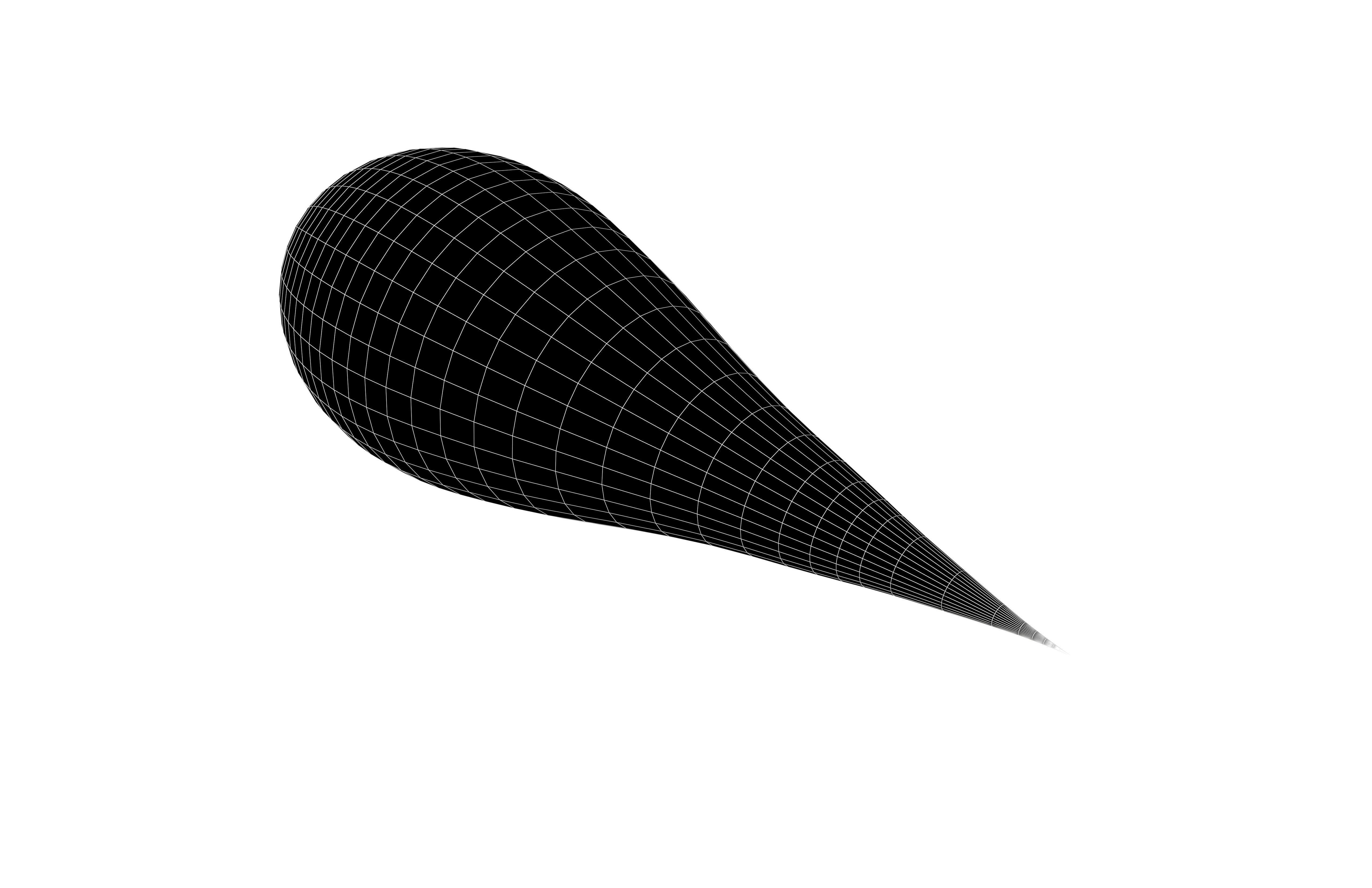 3D model The Three-Body Problem Waterdrop V1 001 VR / AR / low-poly ...