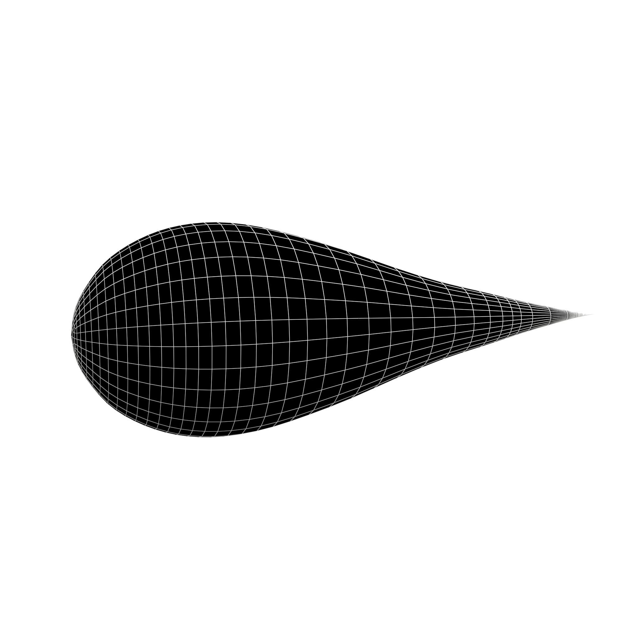 3D model The Three-Body Problem Waterdrop V1 001 VR / AR / low-poly ...