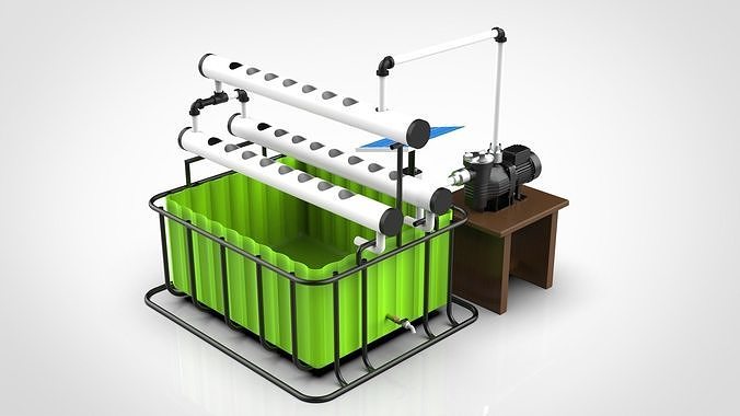 Hydroponics 3D model | CGTrader