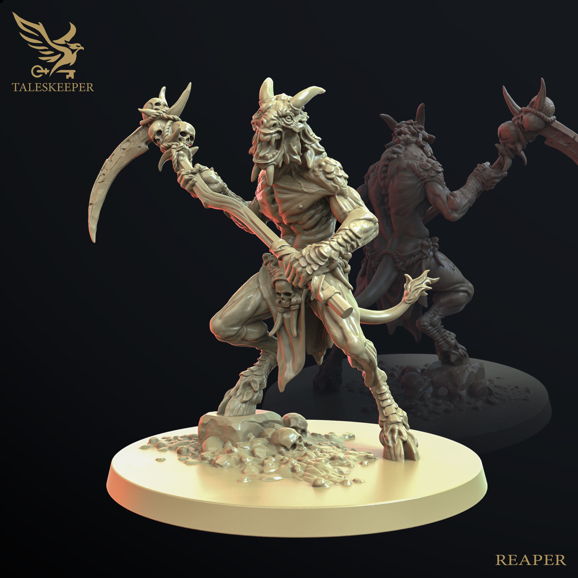Beastman Reaper 3D model 3D printable | CGTrader