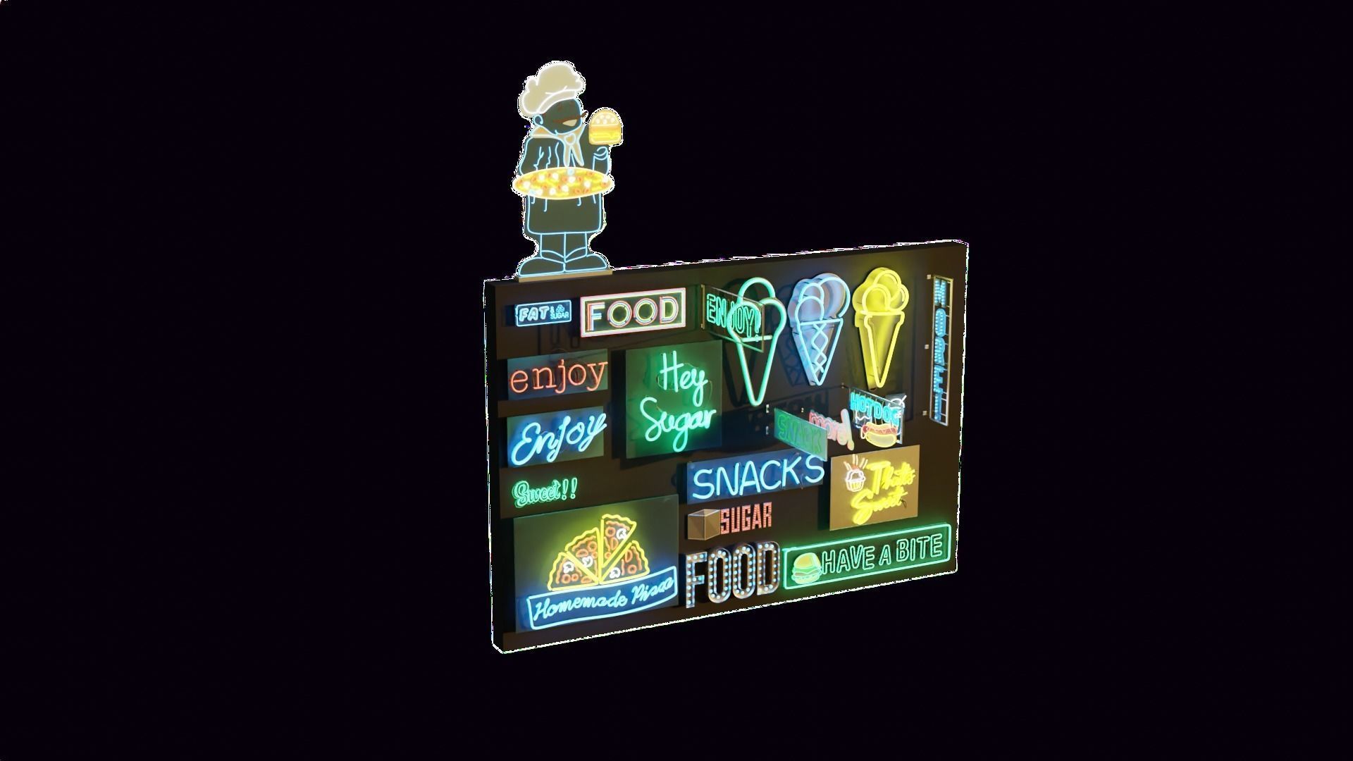 3D model Neon Assets Pack 24 Base Mesh Models VR / AR / low-poly | CGTrader