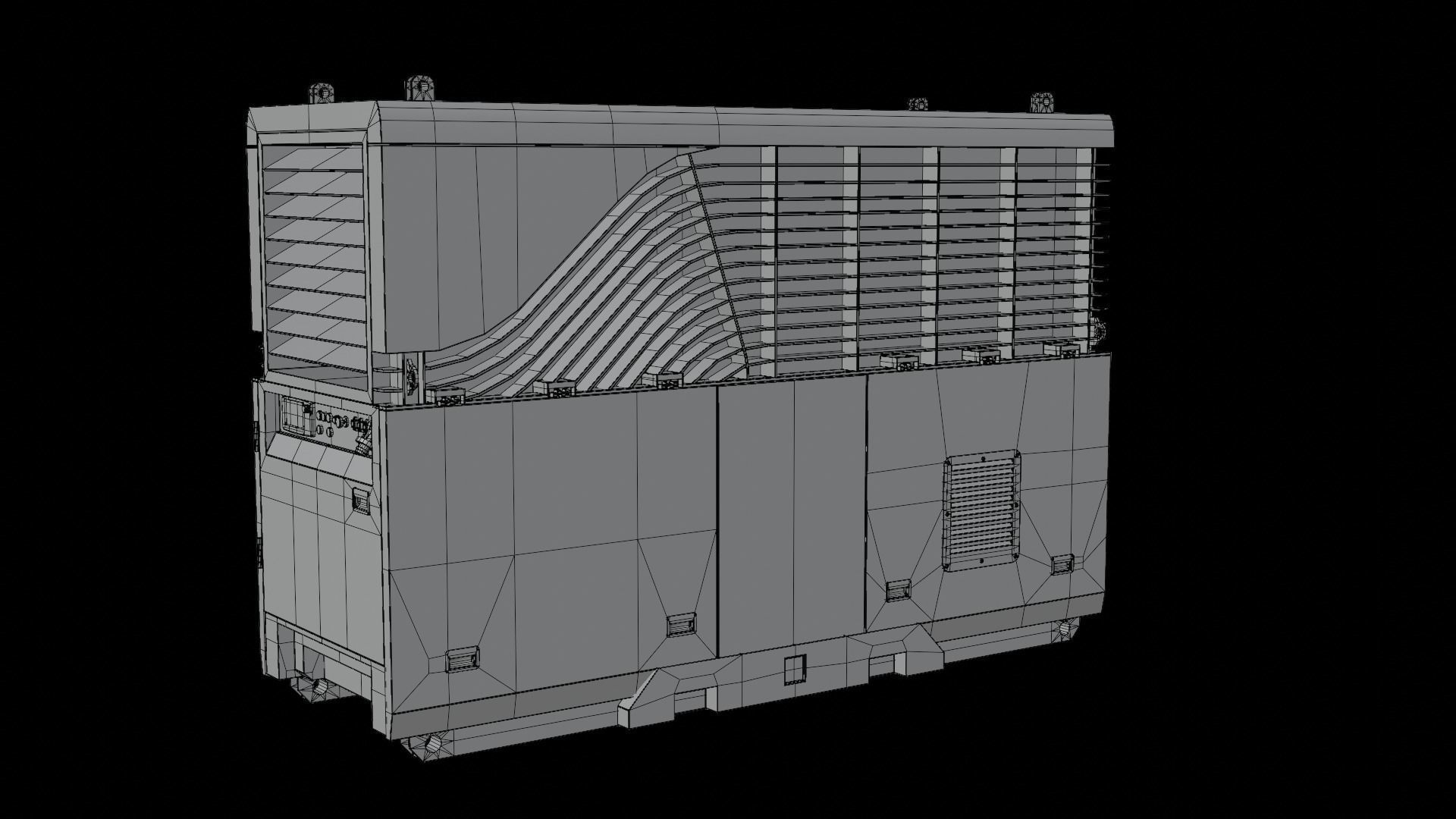 Hydrogen Genset 3D model | CGTrader