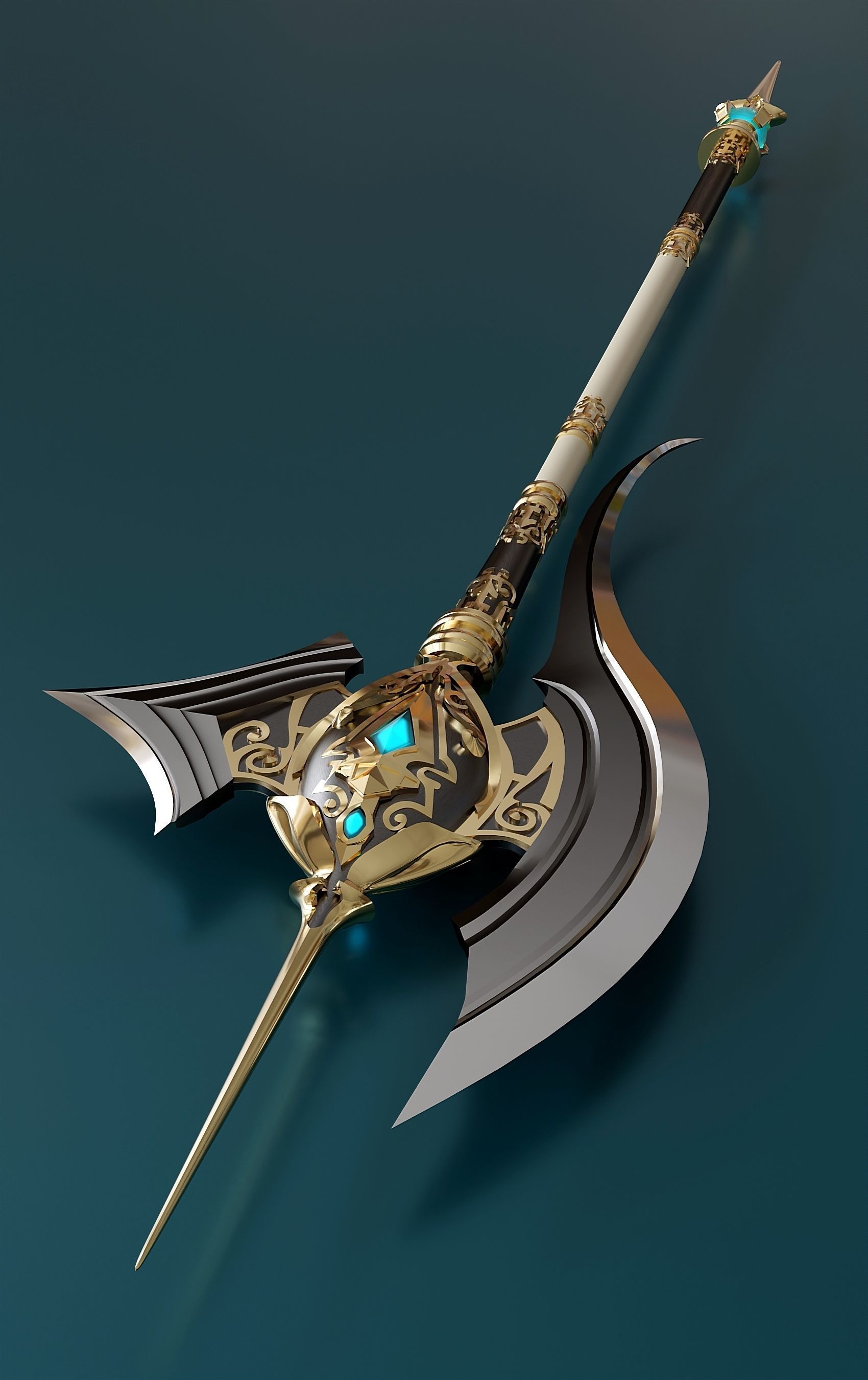 Fantasy weapon set 6 3D model | CGTrader