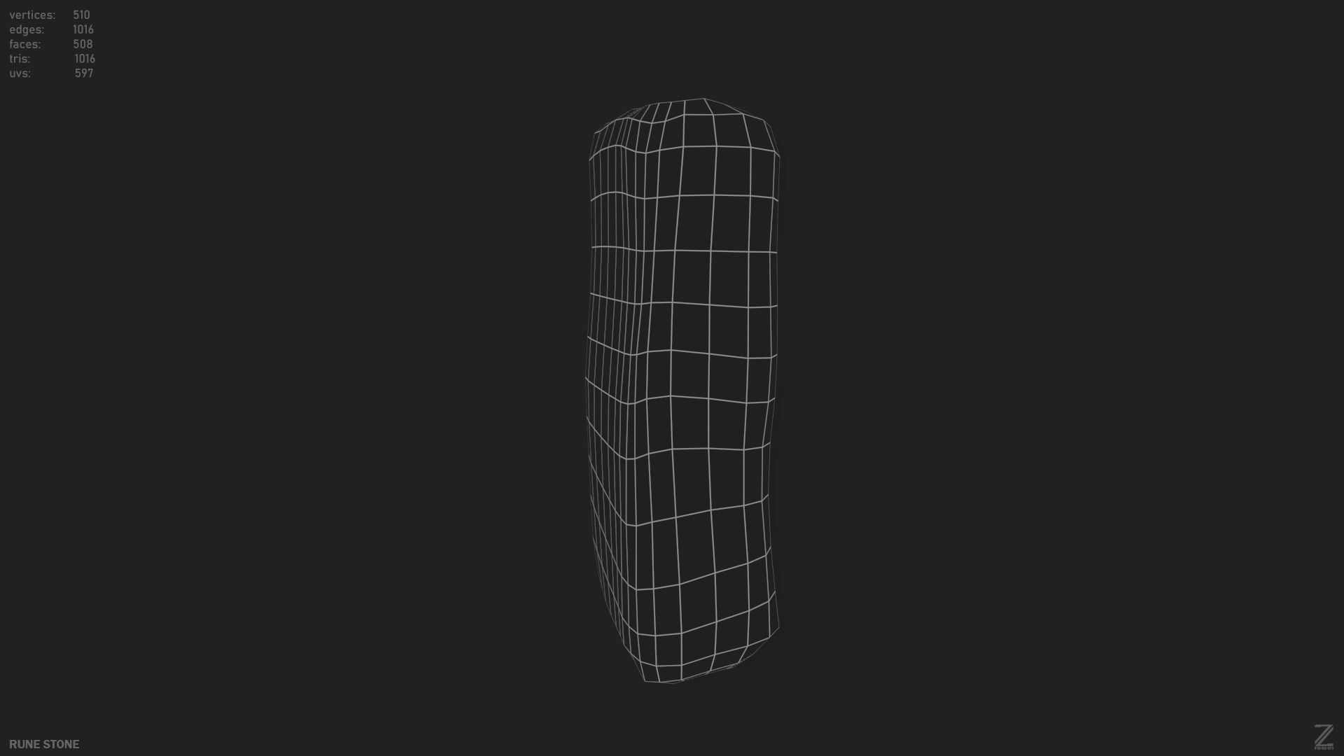 3D model Rune stone VR / AR / low-poly | CGTrader