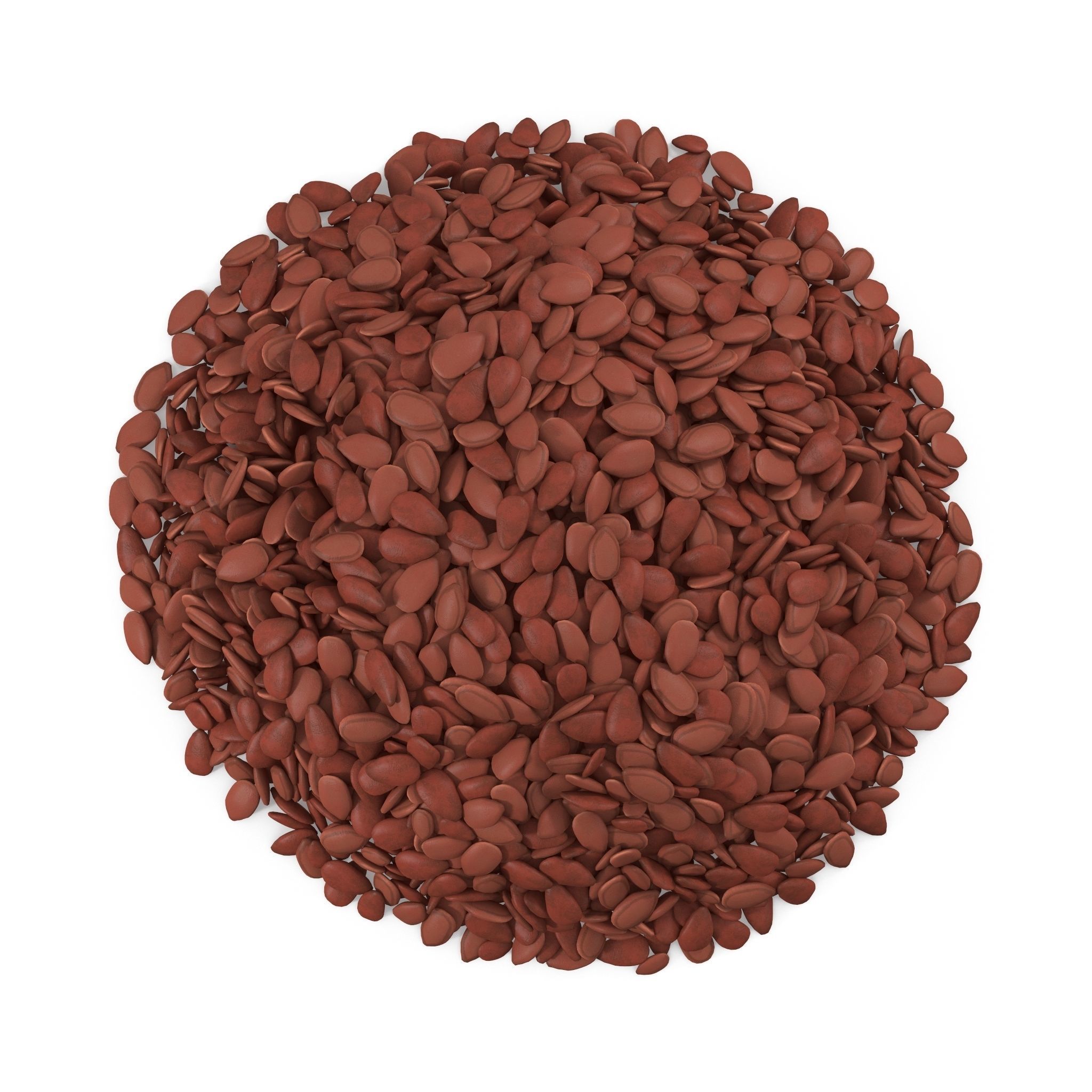 Red sesame 3D model | CGTrader