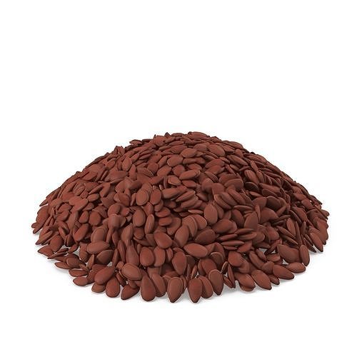Red sesame 3D model | CGTrader