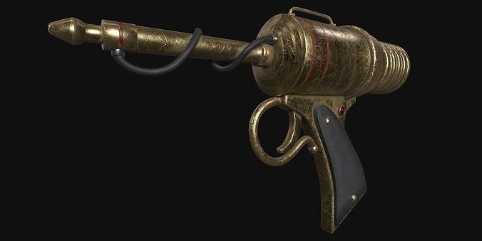 3D model Ray gun VR / AR / low-poly | CGTrader