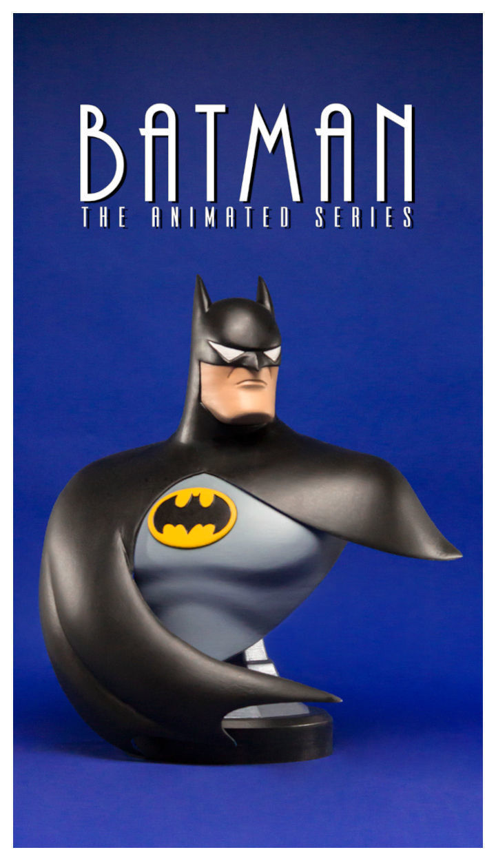 Batman Bust - Batman The Animated Series 3D model 3D printable | CGTrader
