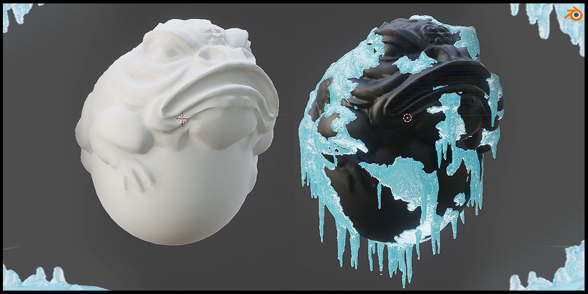 Procedural Ice Generator For Blender 3D model | CGTrader