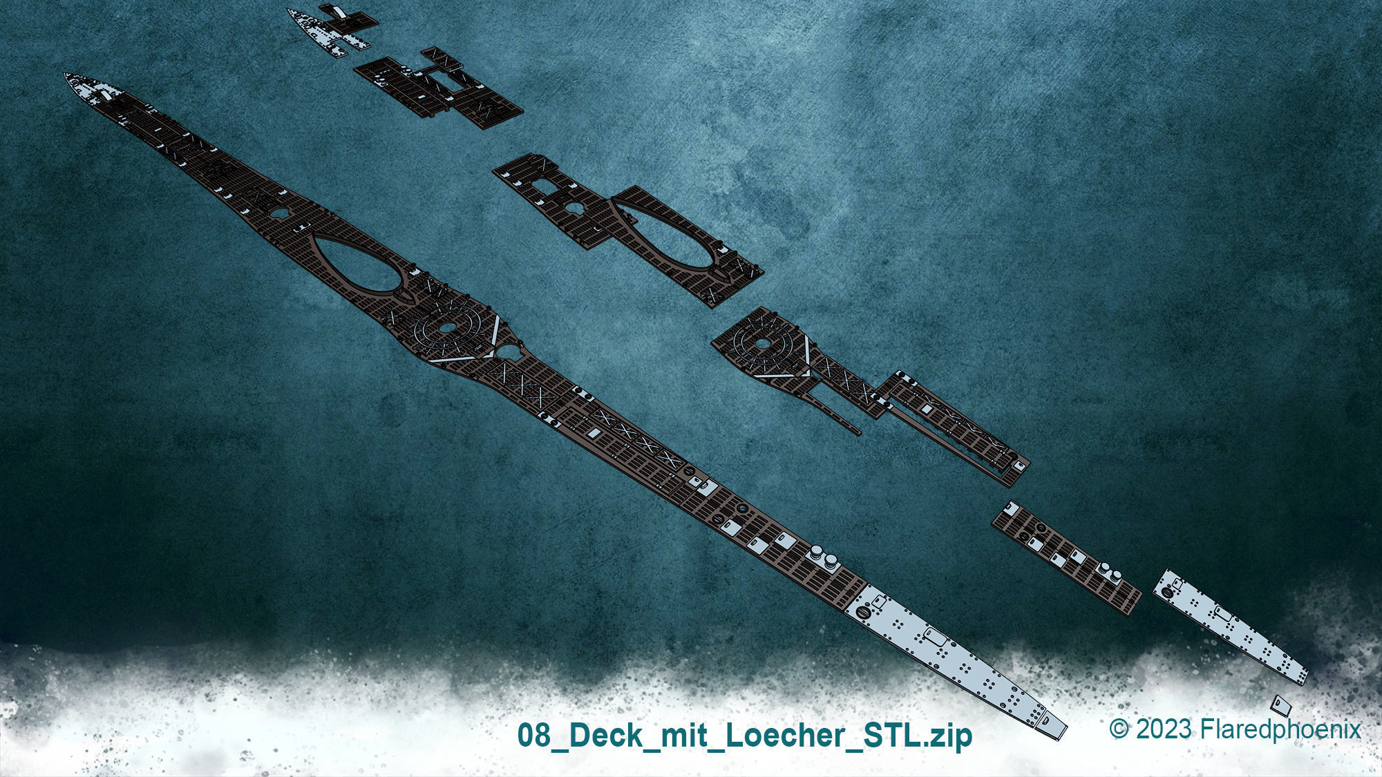 U-Boot TYP VII C 3D model 3D printable | CGTrader