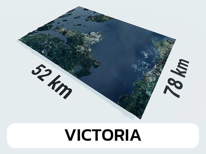 Victoria Canada City Landscape 3D Model 3D model | CGTrader