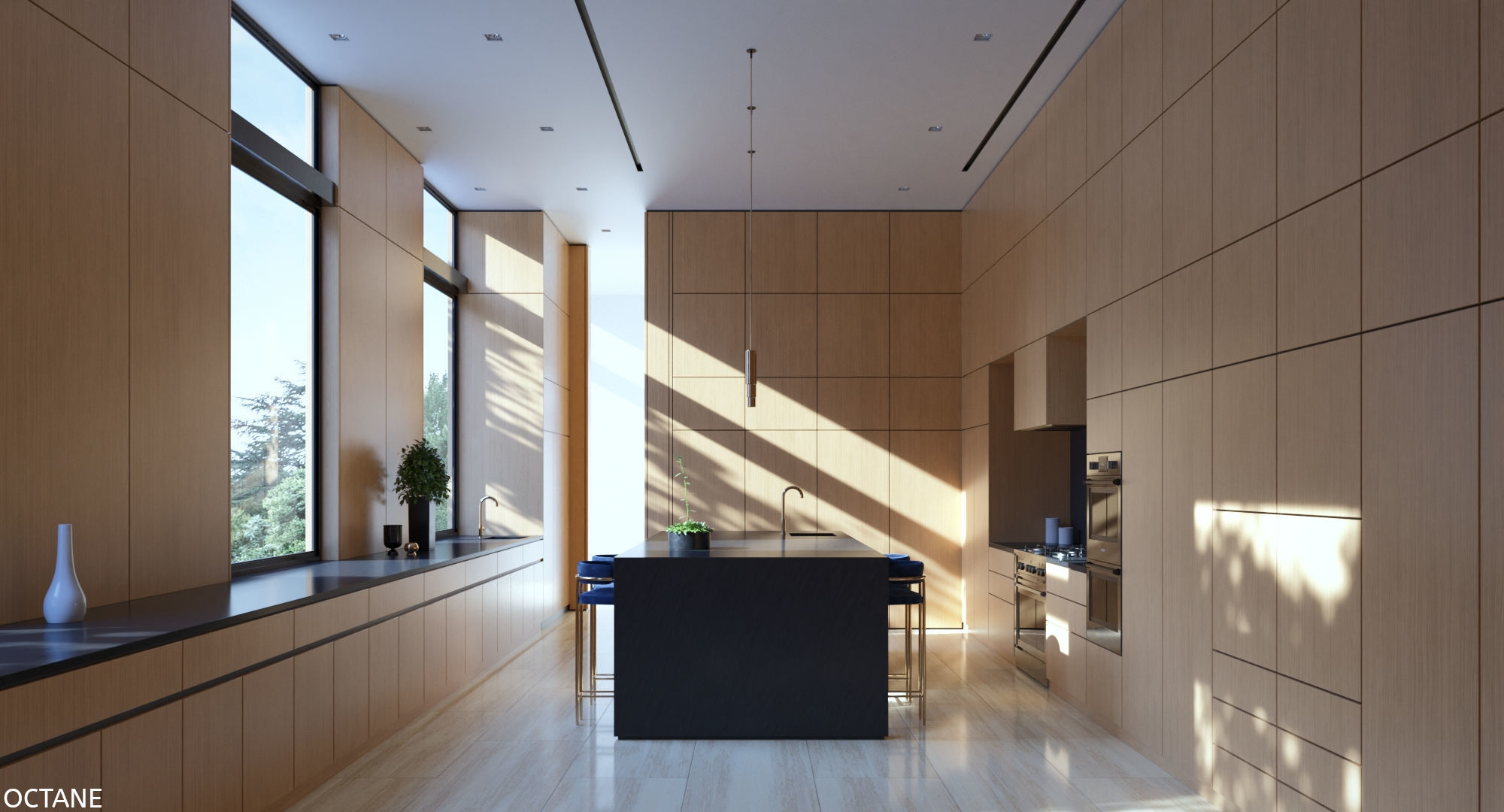 Luxury Modern Kitchen - Blender edition 3D model | CGTrader