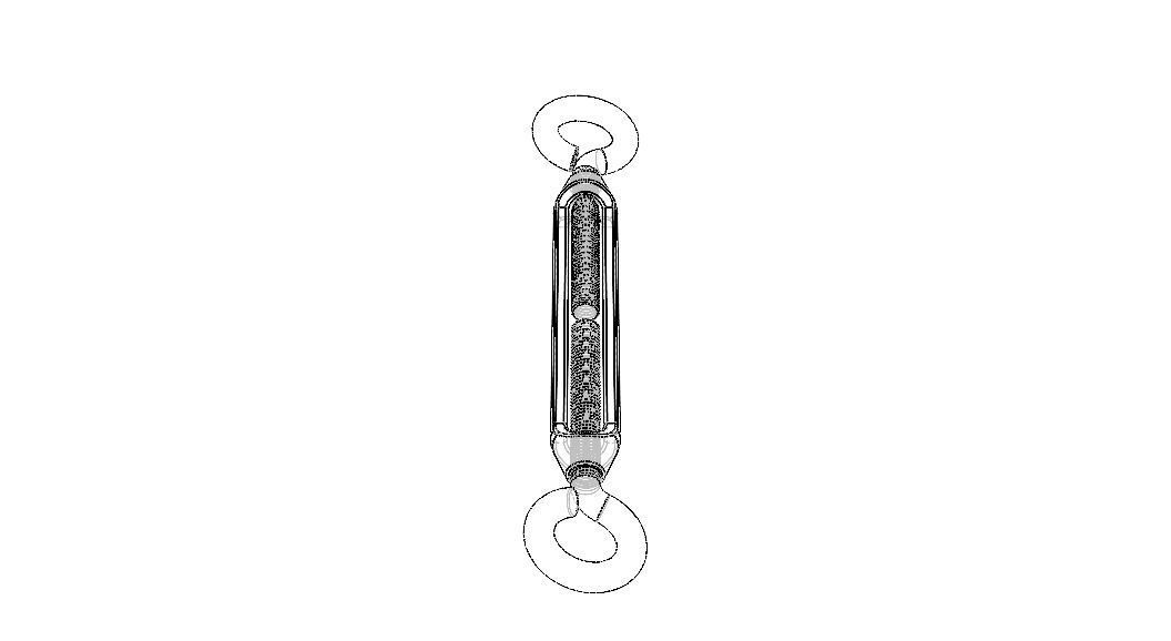 Cast Eye and Eye Turnbuckle THD10 3D model rigged | CGTrader