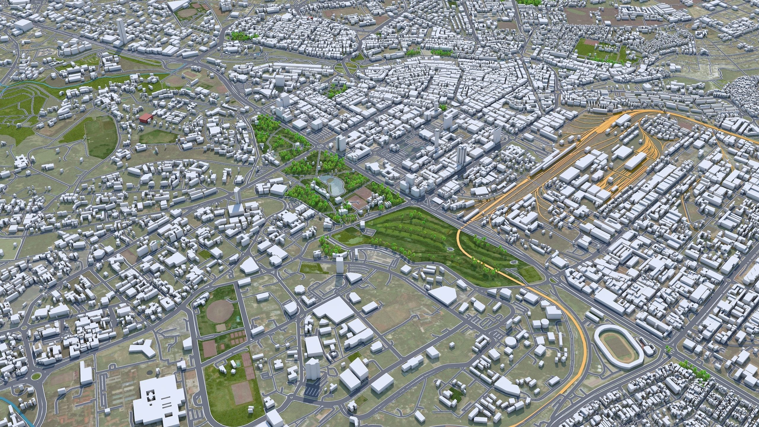 3D model Nairobi City Kenya VR / AR / low-poly | CGTrader