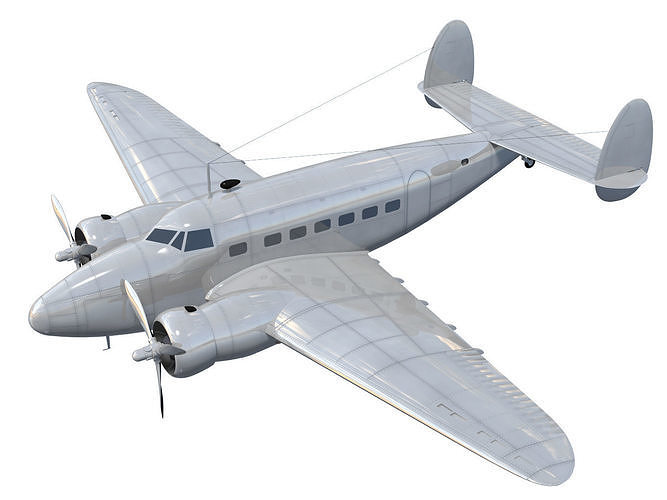 Lockheed L-14 Super Electra 3D model | CGTrader
