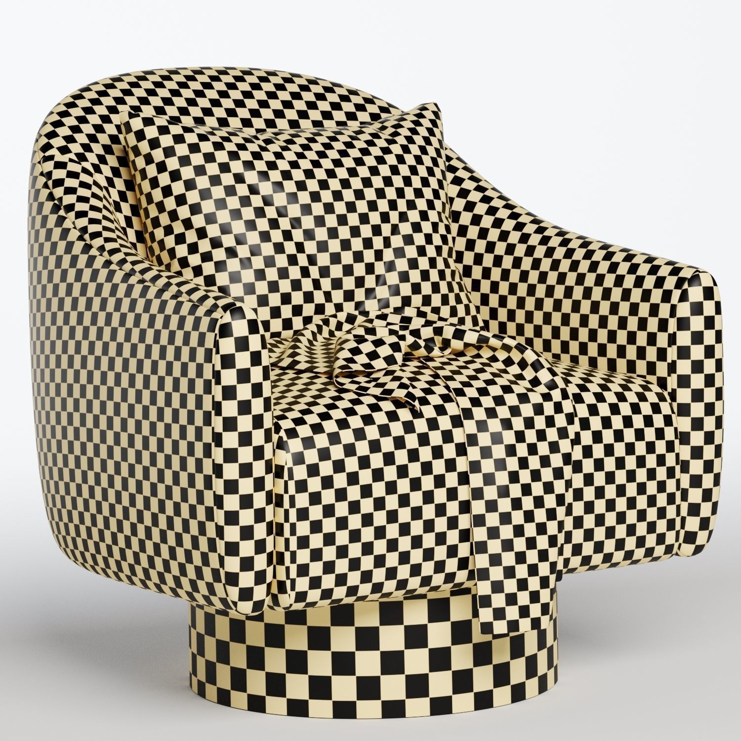Laskasas Donald Armchair 3D model | CGTrader