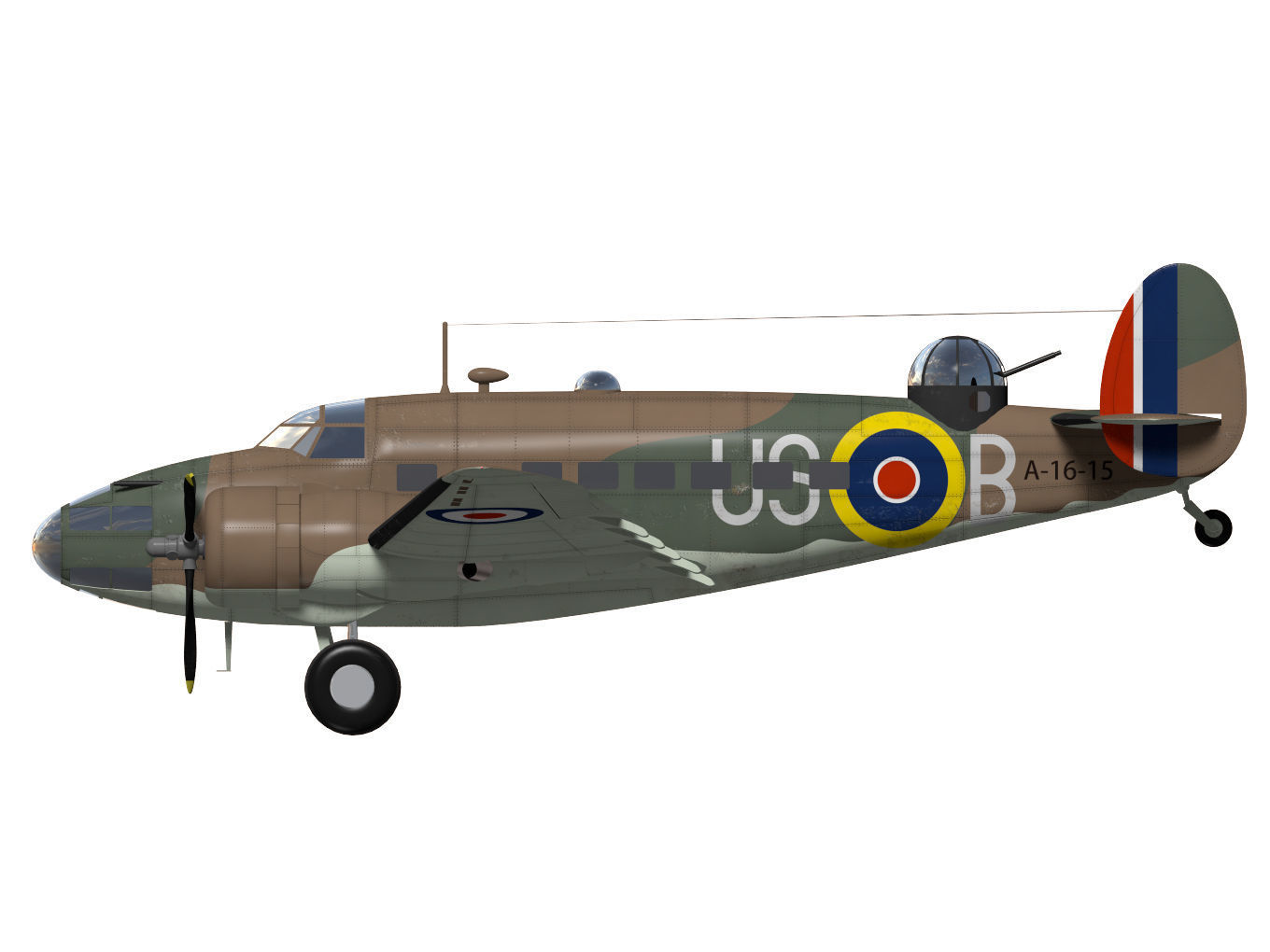 Lockheed Hudson 3D model | CGTrader