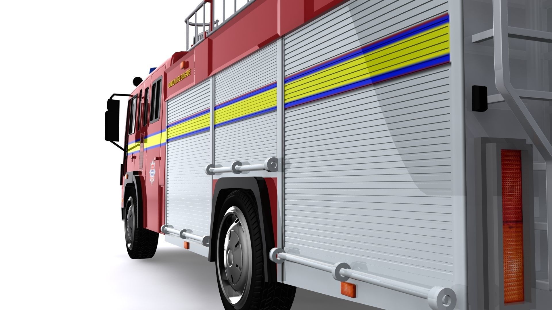 VOLVO FL6 FIRE TRUCK 3D model | CGTrader