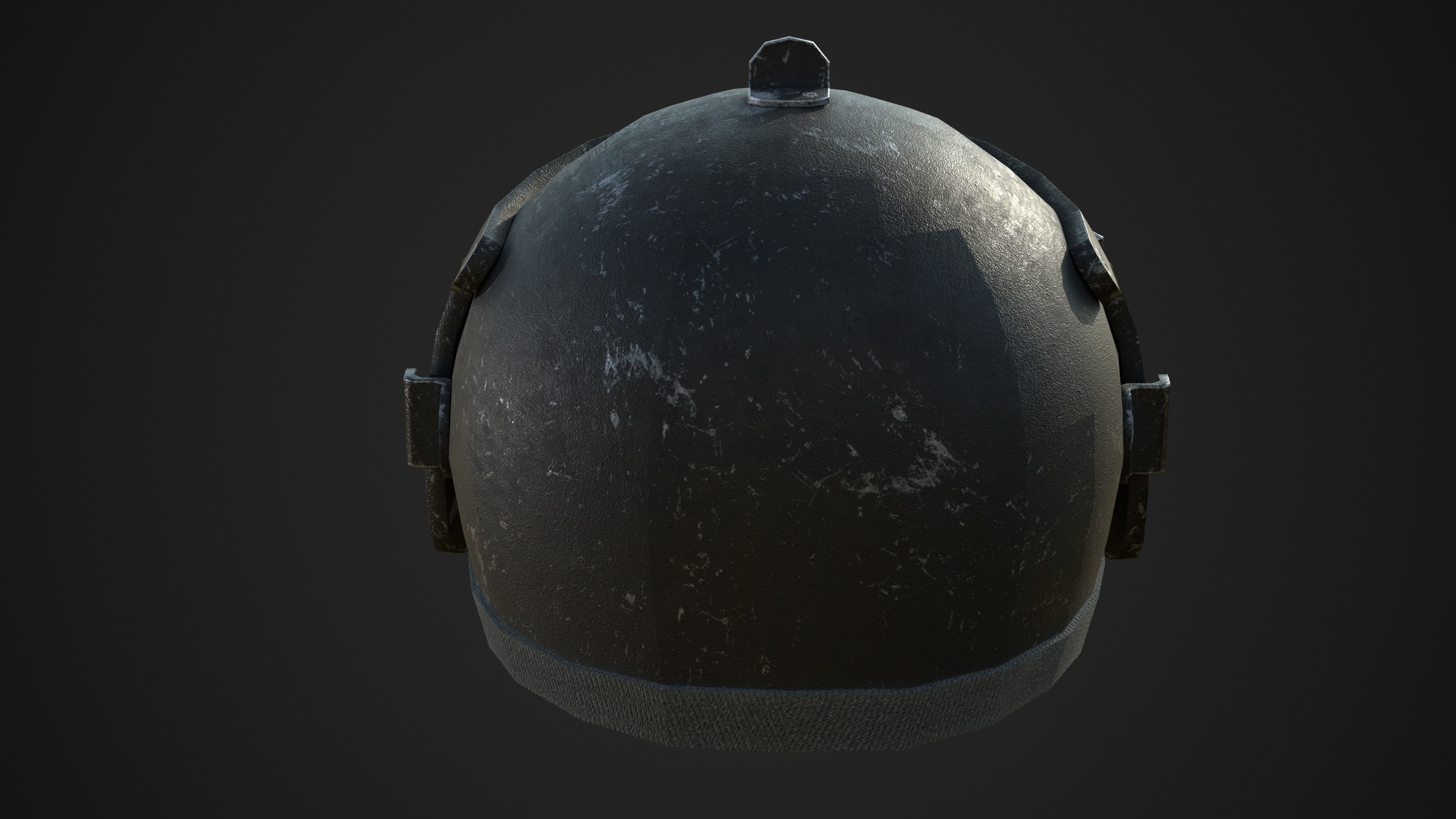 3D model Tactical Combat Helmet with Flap Guard VR / AR / low-poly ...