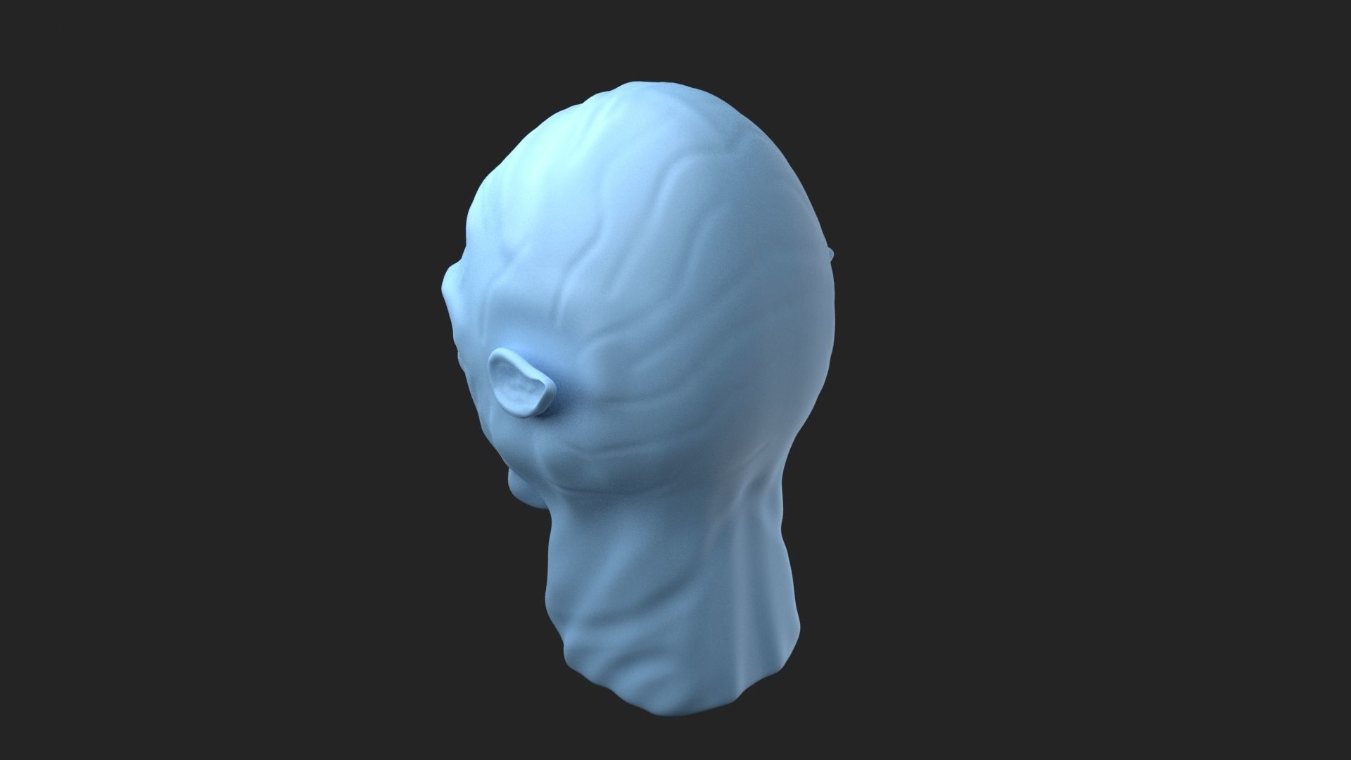 Monster face model 3D model 3D printable | CGTrader