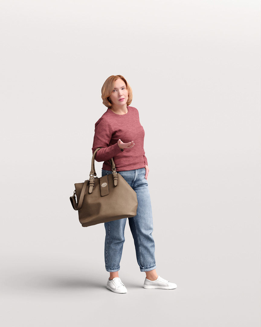 Humano Standing Woman 2202-12 3D model | CGTrader