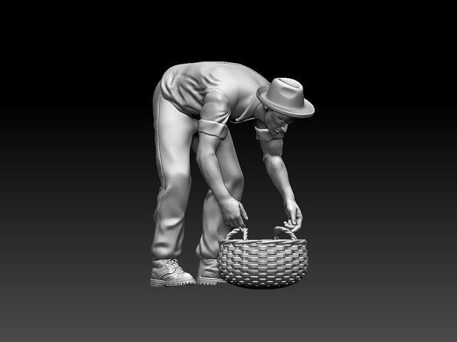 worker 3D model 3D printable | CGTrader