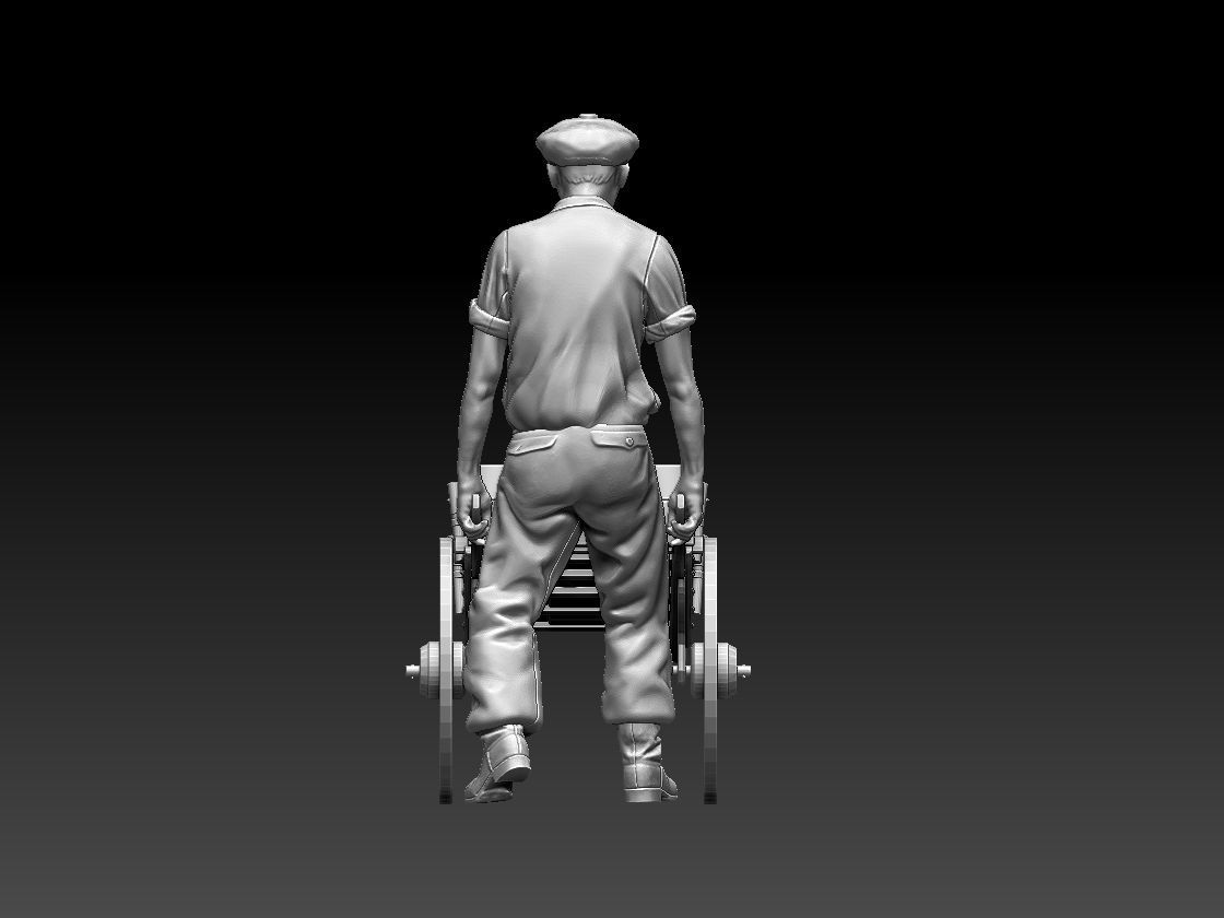 worker 3D model 3D printable | CGTrader