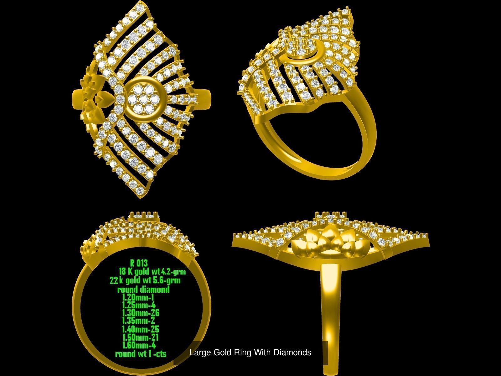 JCD 12 RING FILES 3D Model Collection | CGTrader