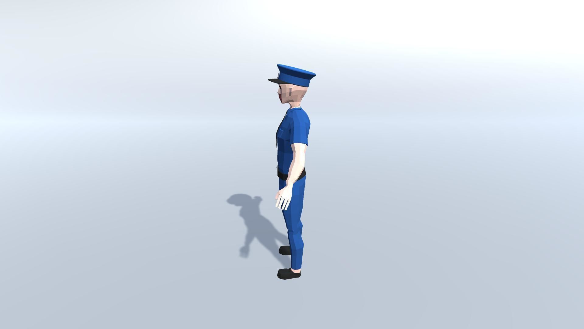 3D model POLYGON Police - LOWPOLY Police - Lowpoly Character VR / AR ...
