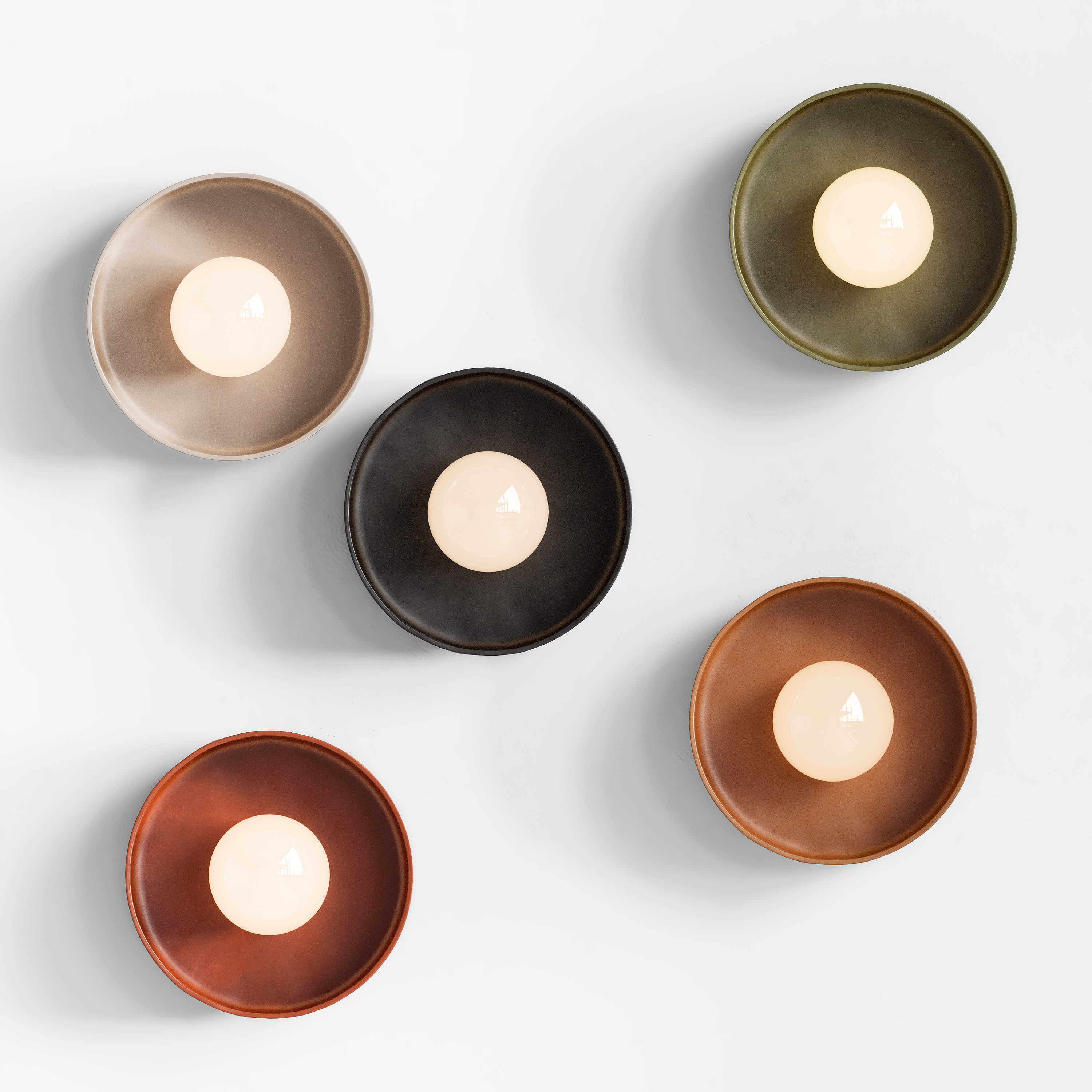 Ceramic Disc Orb Surface Mount 3D model | CGTrader