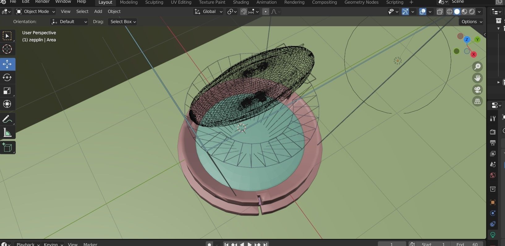 Hologram and base free 3D model | CGTrader