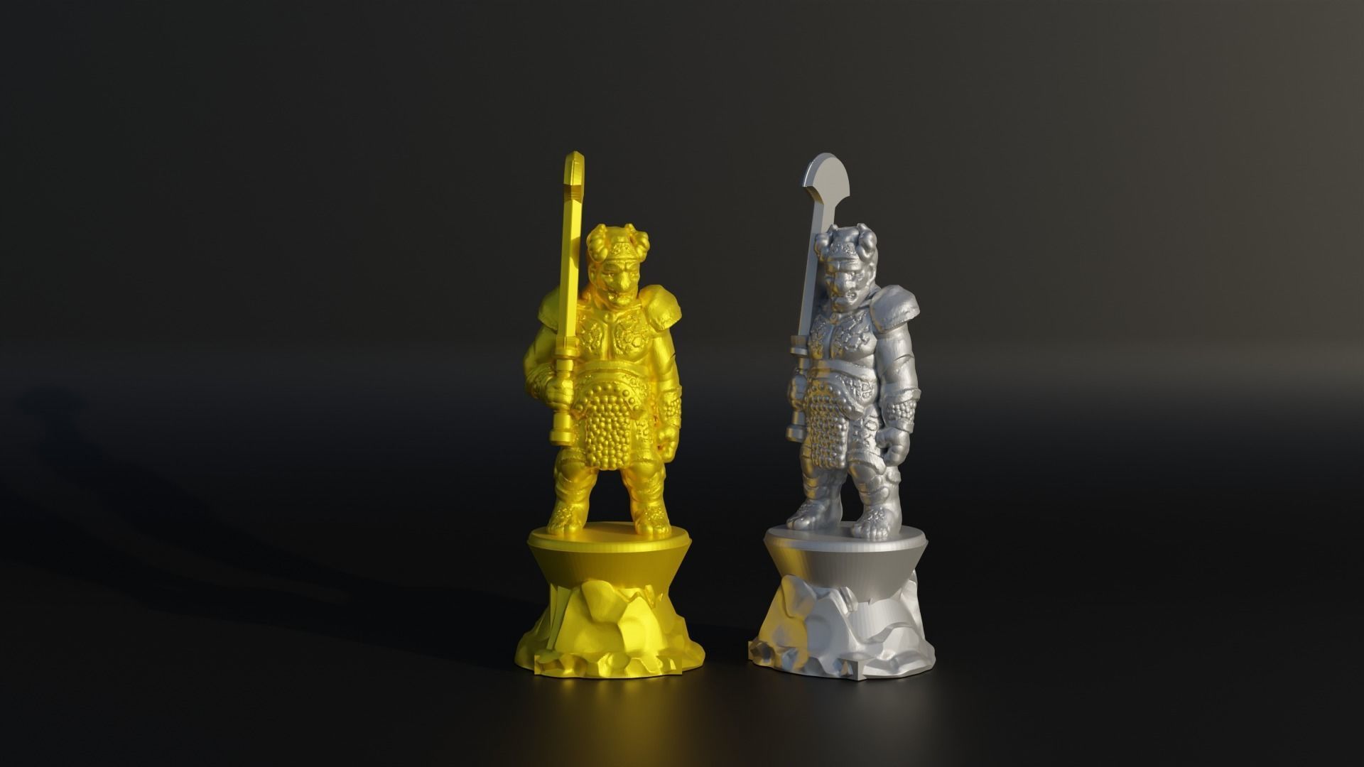 Troll Chess Set- Trolls Character Chess With 6 Different Model 3D model ...
