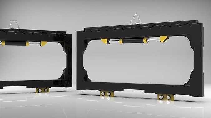 Side Shifter - Forklift Attachment 3D model | CGTrader