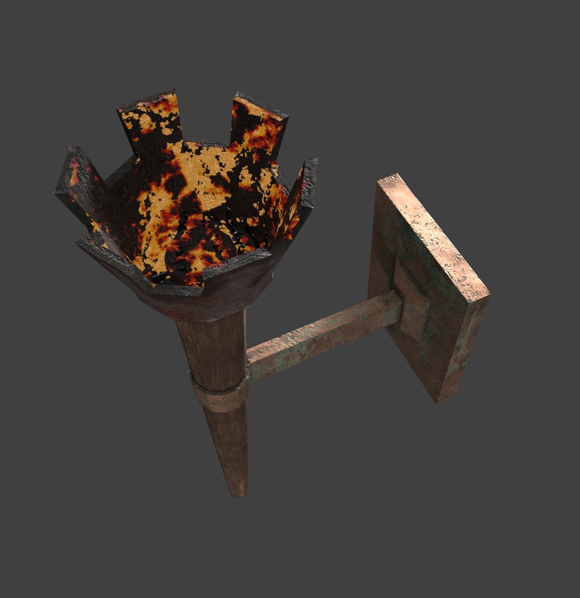 3D model Collection of dungeon items PBR low-poly game ready VR / AR ...