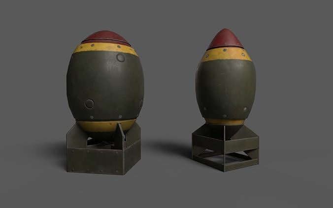 3D model Low-Poly Bombs VR / AR / low-poly | CGTrader