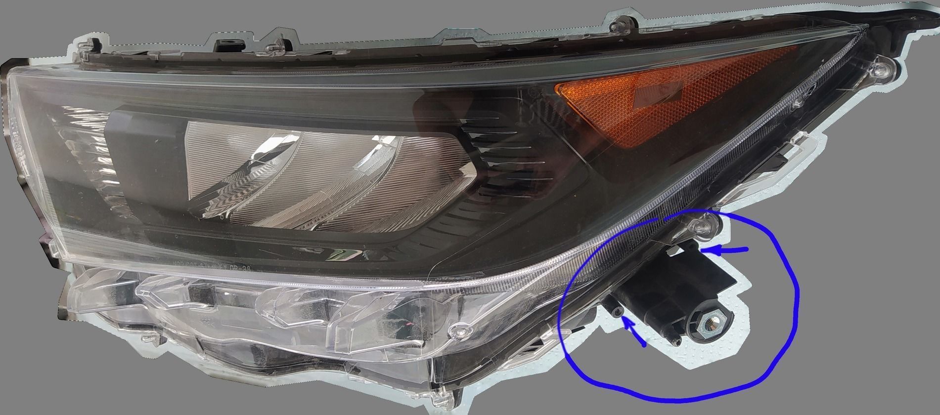 Headlamp mounting bracket for repair 3D model 3D printable | CGTrader