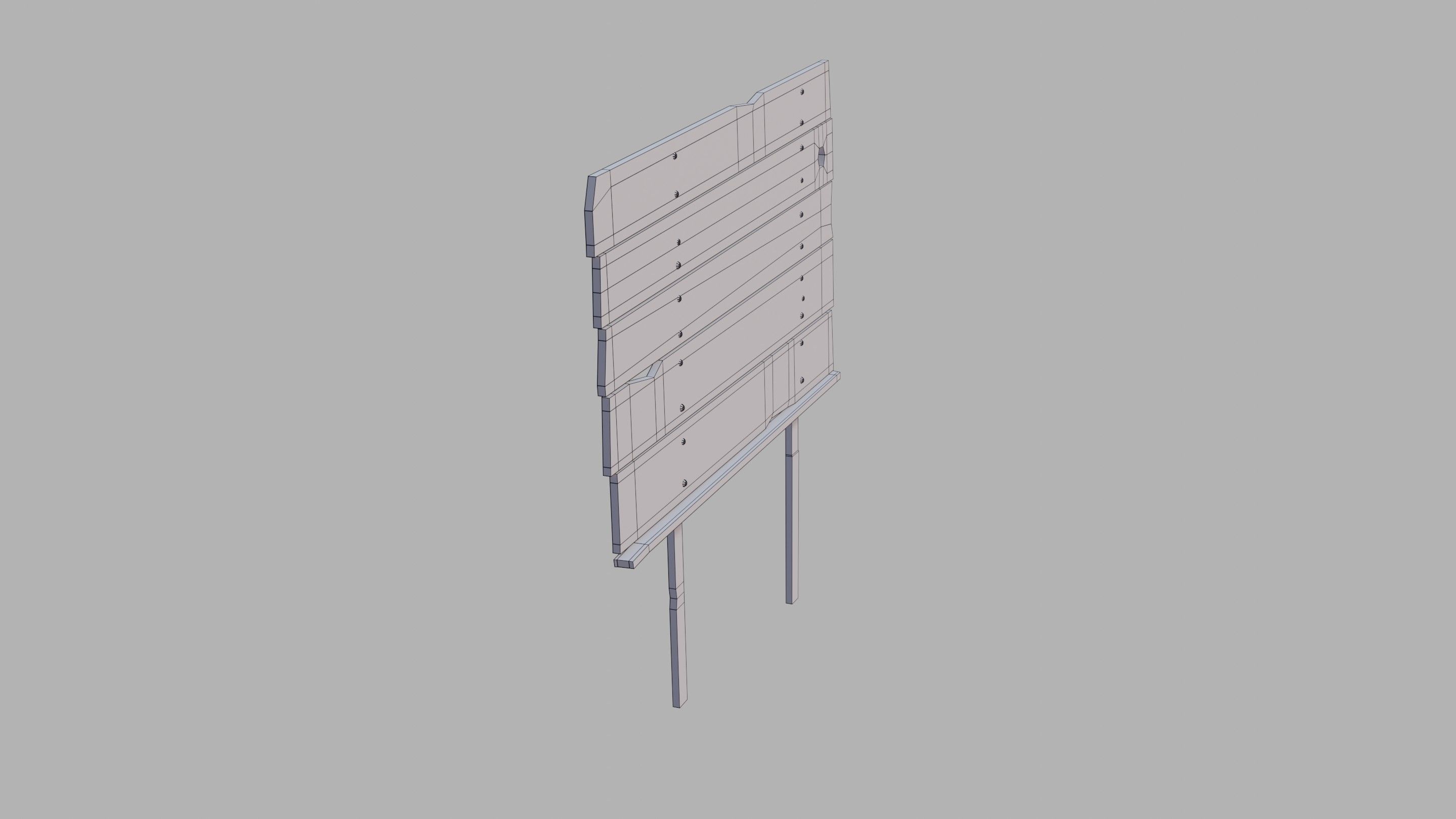 3D model Stop sign VR / AR / low-poly | CGTrader