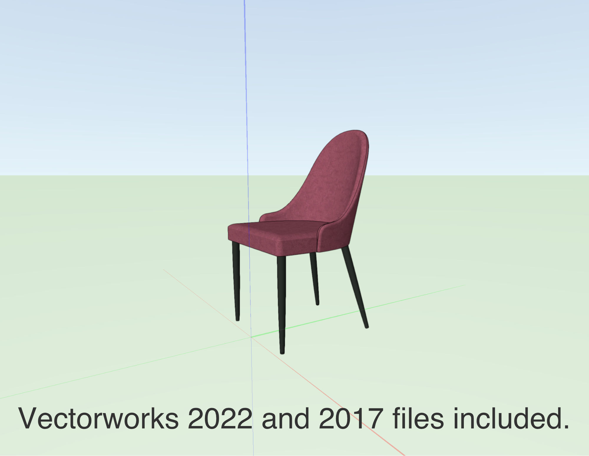 3D model Standard Chair 3D Model For Restaurant No2 VR / AR / low-poly ...