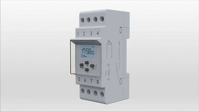Astronomical control timer 3D model | CGTrader