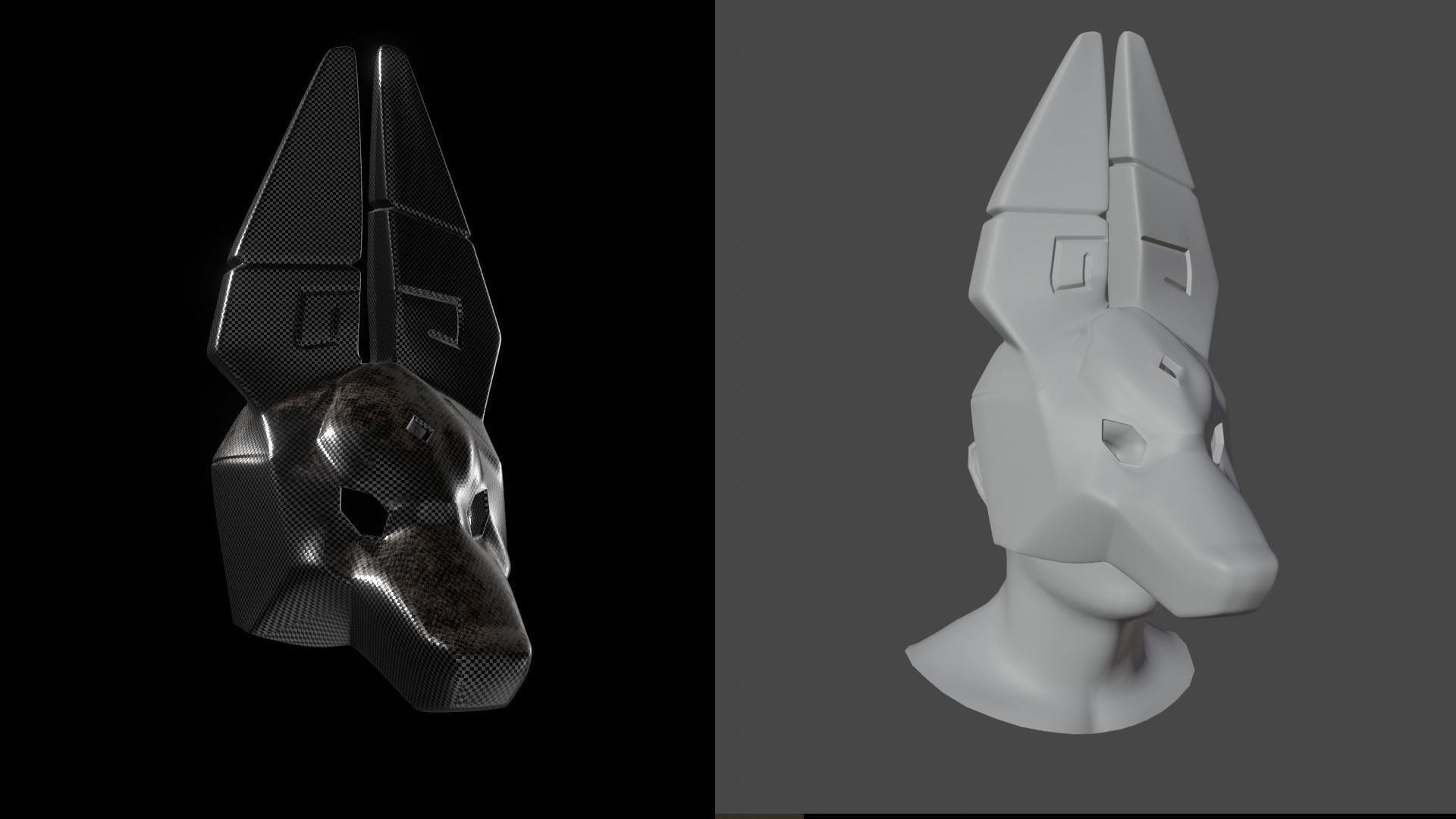 Sky children of light Anubis Jackal mask 3D model 3D printable | CGTrader