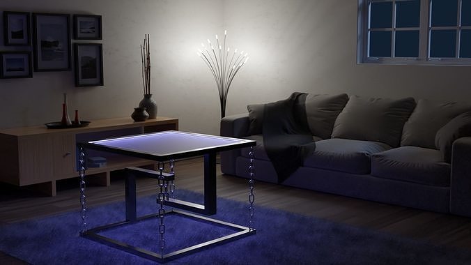 3D model Optical Illusion Coffee Table VR / AR / low-poly | CGTrader