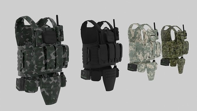 3D model Body Armor Collection VR / AR / low-poly | CGTrader