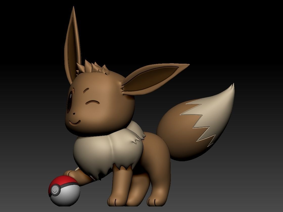 Eevee 3D model 3D printable | CGTrader