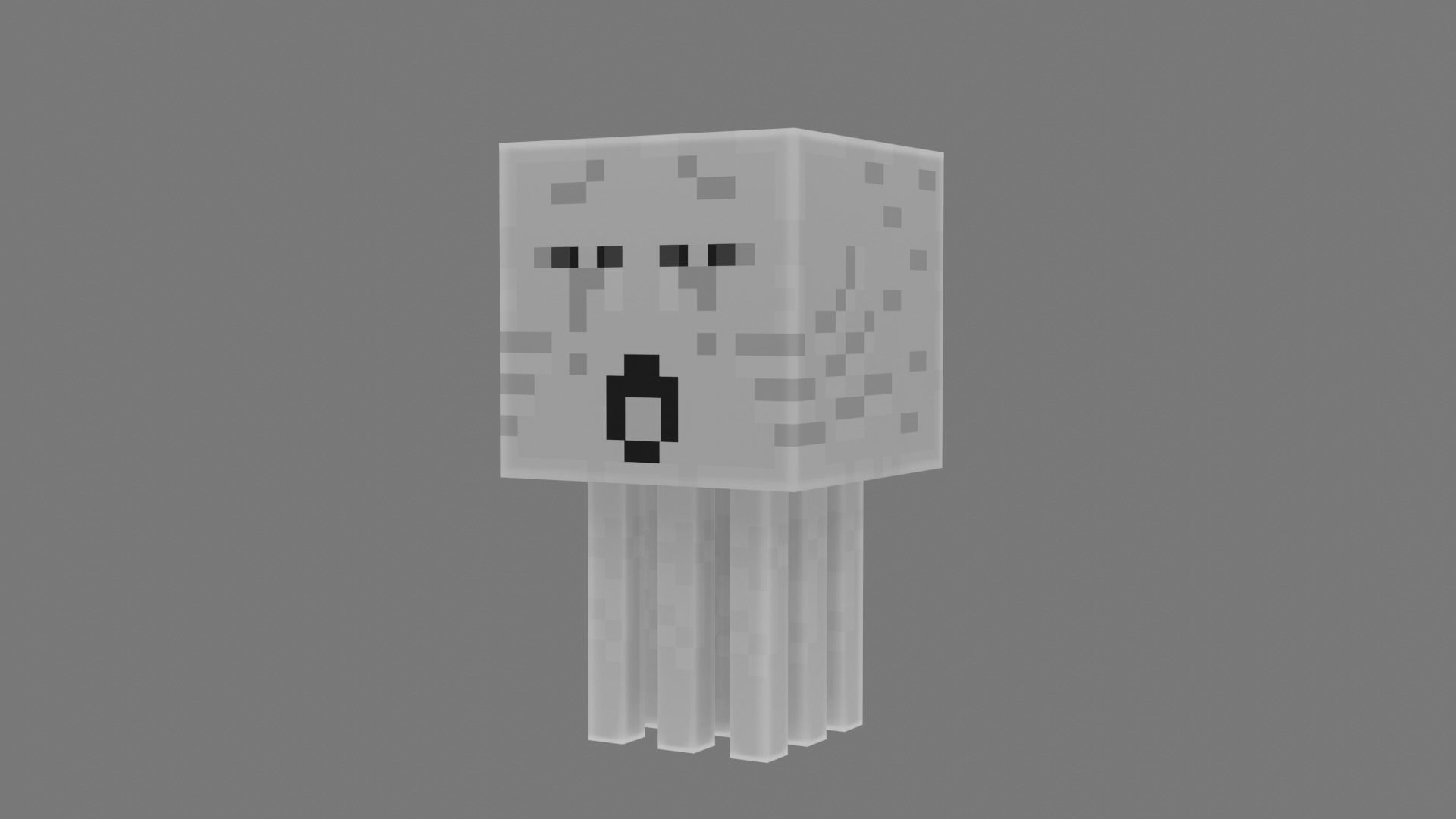 Minecraft Ghast 3D model animated rigged | CGTrader