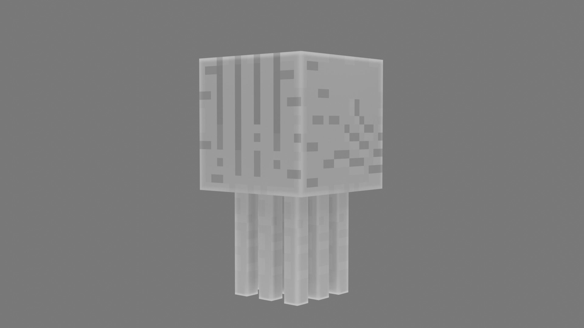 Minecraft Ghast 3D model animated rigged | CGTrader