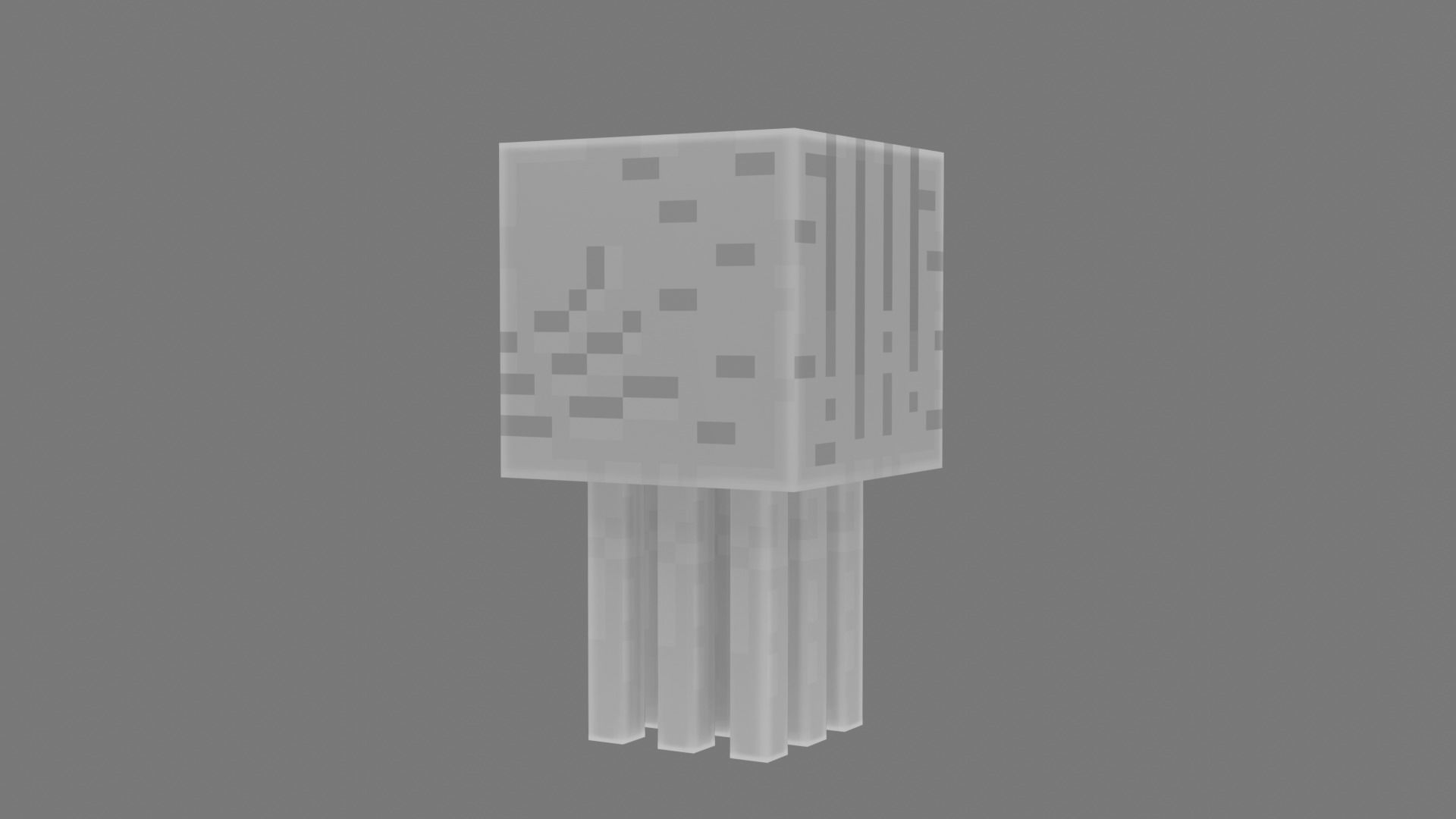 Minecraft Ghast 3D model animated rigged | CGTrader