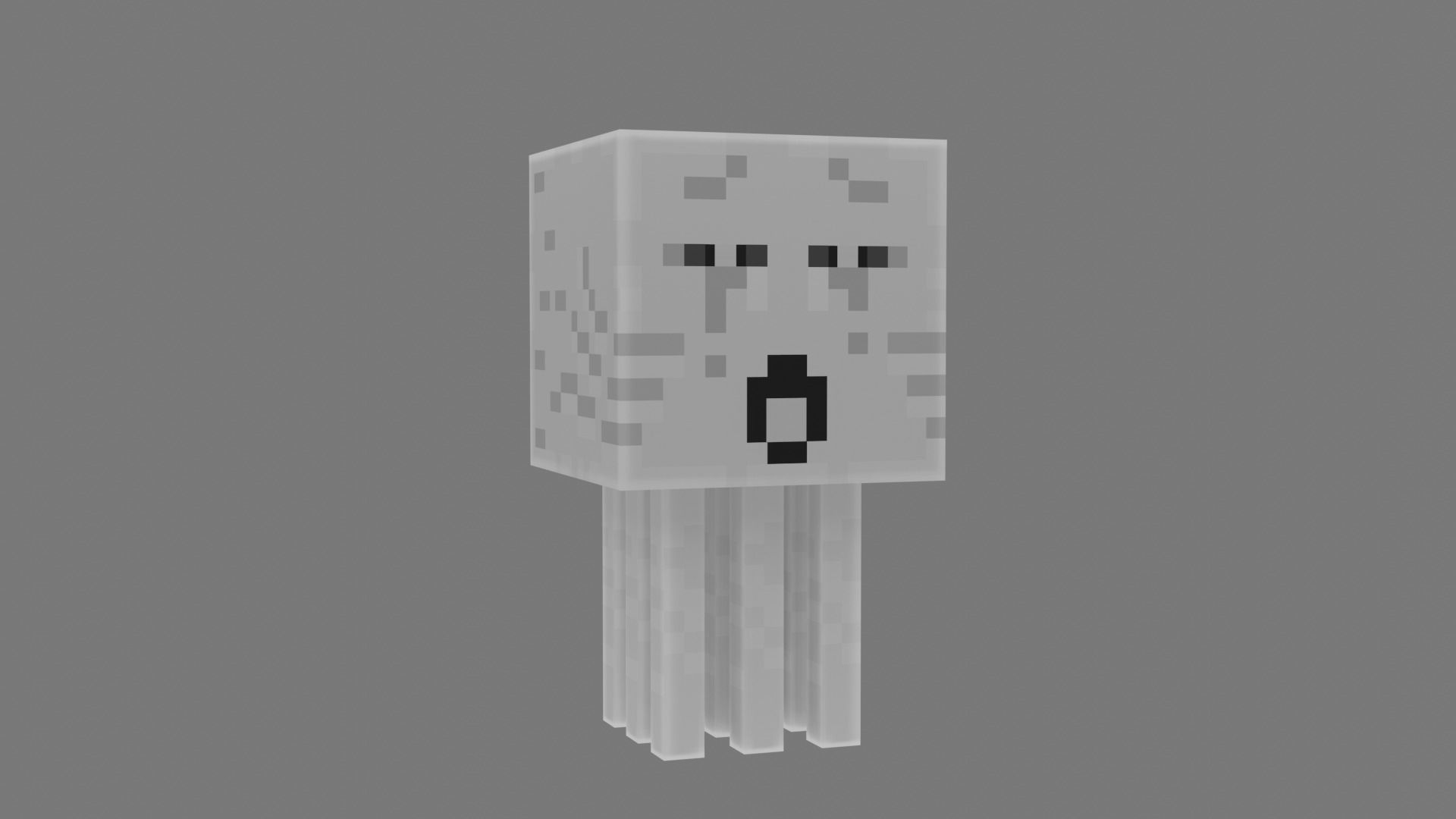 Minecraft Ghast 3D model animated rigged | CGTrader