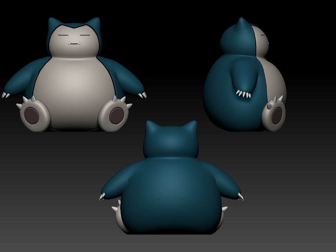 Snorlax 3D model 3D printable | CGTrader